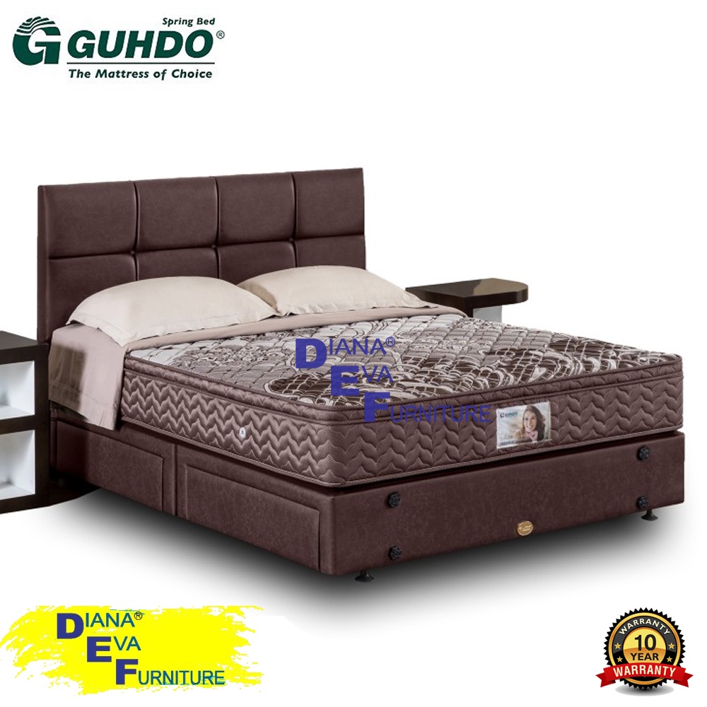 Jual Guhdo Standard Plush Top Set Drawer HS Kasur Springbed | Shopee Indonesia