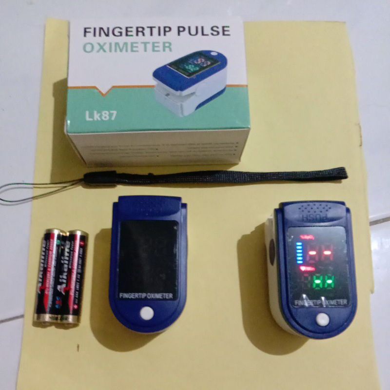 Jual Fingertip OXIMETER alat cek kadar oxigen dalam darah saturasi SpO2 ...