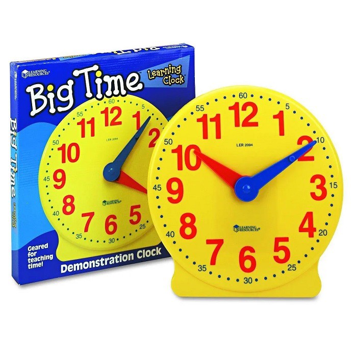 Jual Learning Resources Big Time Demonstration Clock | Shopee Indonesia