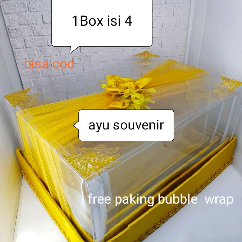 Jual box/kotak hantaran hikahan seserahan lamaran 1box isi 4 Indonesia ...