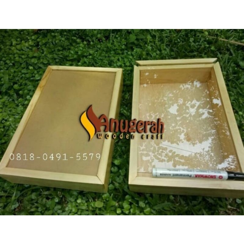 Jual 20x25 Wooden Acrylic Slide Kotak Kayu Geser Akrilik Sliding Jati ...