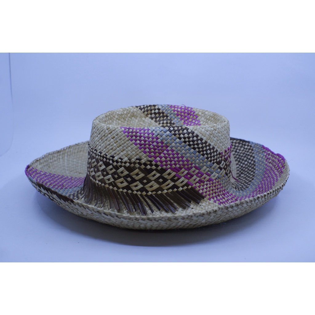 Jual TOPI ANYAMAN PANDAN MOTIF HANDMADE - MODEL TPK2 | Shopee Indonesia