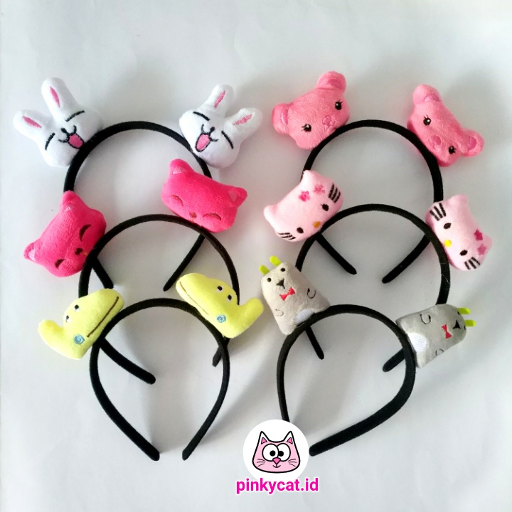 Jual Bando Anak Boneka Lucu Karakter Cartoon Cute Murah kelinci kucing ...