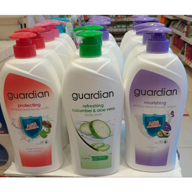 Jual Guardian Body wash Moisturizing & Atibacterial 1000ml | Shopee ...