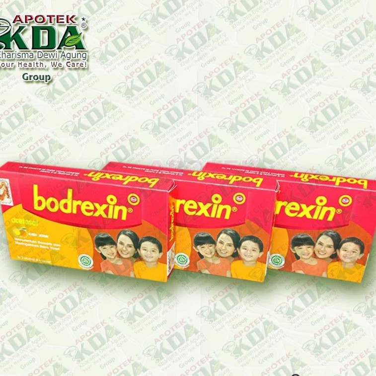 Jual BODREXIN TABLET ISI 4 STRIP RASA JERUK | Shopee Indonesia