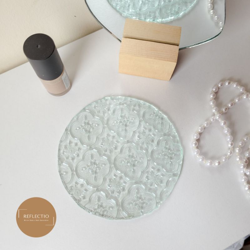 Jual Kaca Floral 11 cm | Kaca bening Hias | Kaca hias | Properti ...