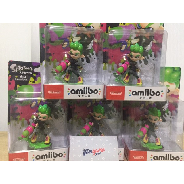 Jual Amiibo Inkling Boy Neon Green (Splatoon Series) | Shopee Indonesia