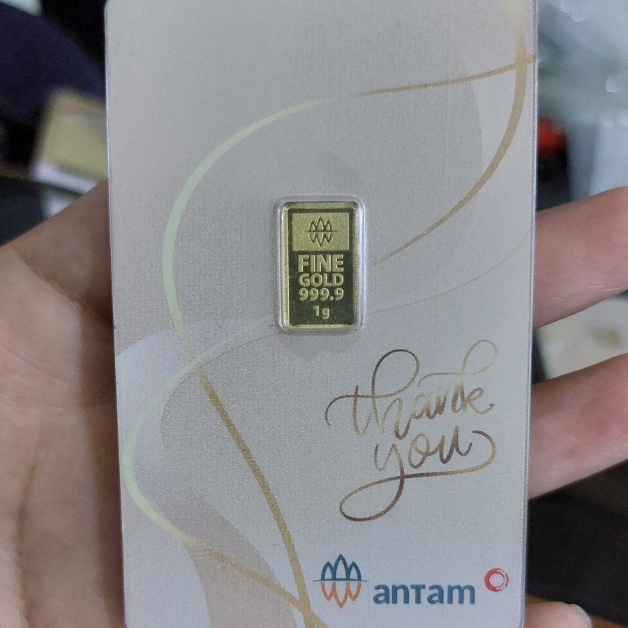 Jual HADIAH KARTU UCAPAN TERIMA KASIH KADO CARD THANK YOU 1 GRAM EMAS ...