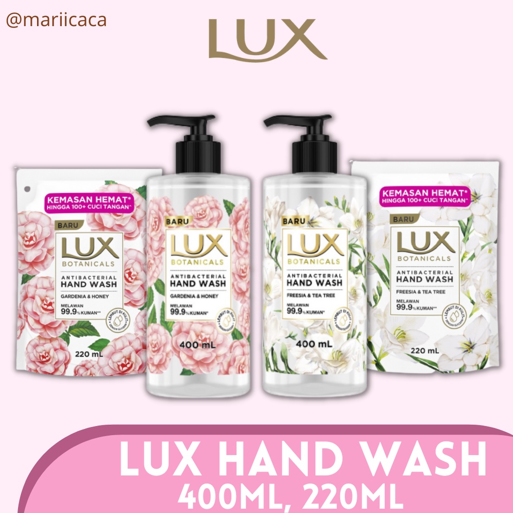Jual Lux Botanicals Hand Wash / Sabun Cuci Tangan Botol dan Refill ...