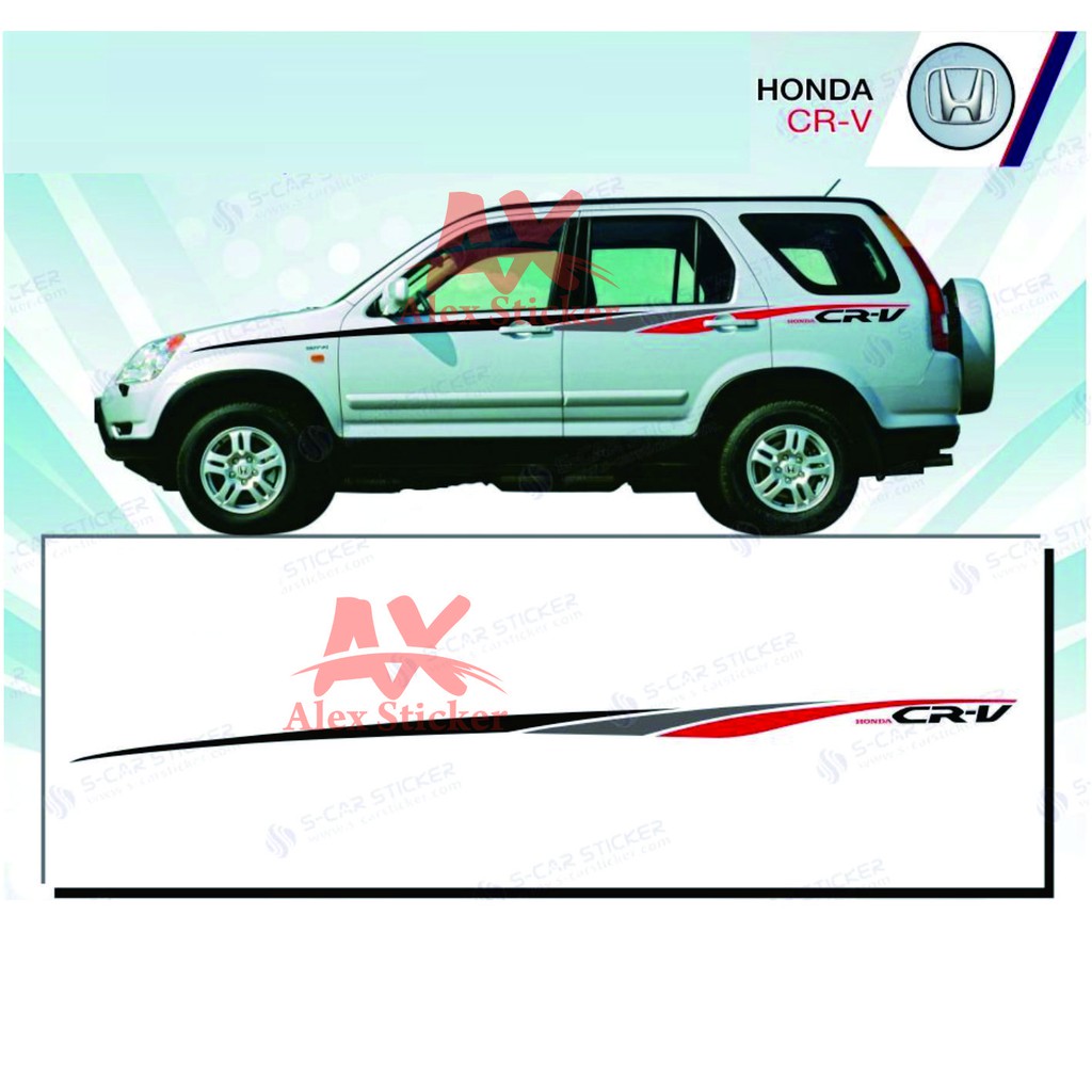 Jual stiker list sticker list mobil honda crv fortuner pajero expander ...