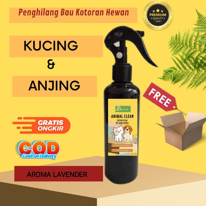 Jual PENGHILANG BAU PESING BAU KOTORAN HEWAN ANIMAL CLEAN 250ML | Shopee Indonesia