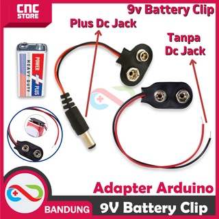 Jual 9V BATTERY BATERAI CLIP ADAPTER WITH DC JACK ARDUINO UNO MEGA ...