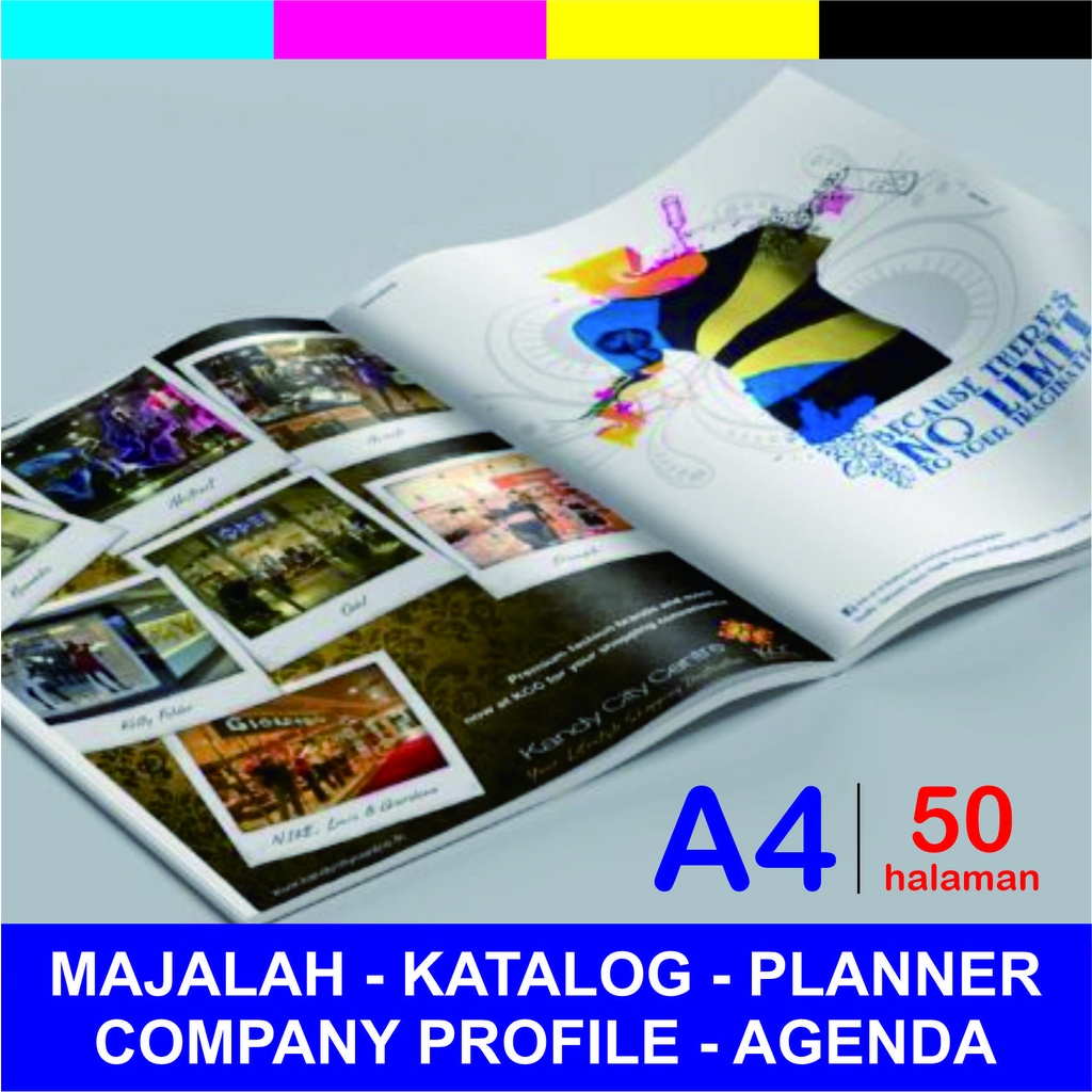 Jual Cetak Print Katalog Costum Buku Berwarna Full Color ukuran A4 ...