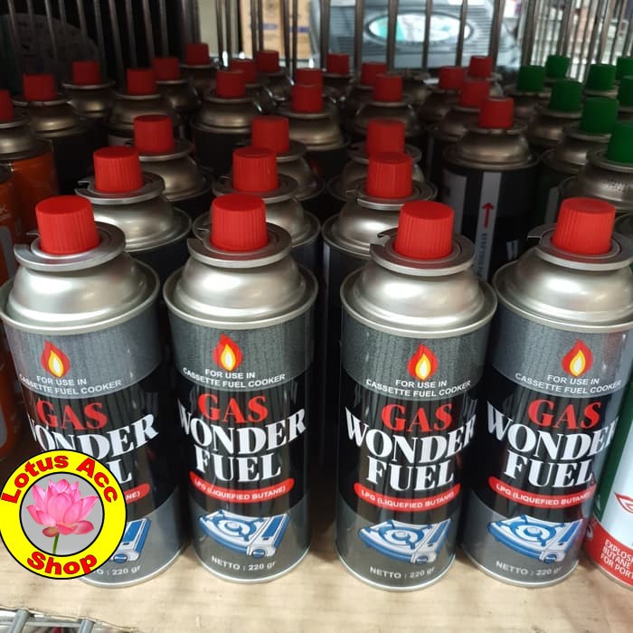 Jual Gas Kaleng Portable Wonder Fuel LPG Use in Casette Fuel Cooker 220 ...
