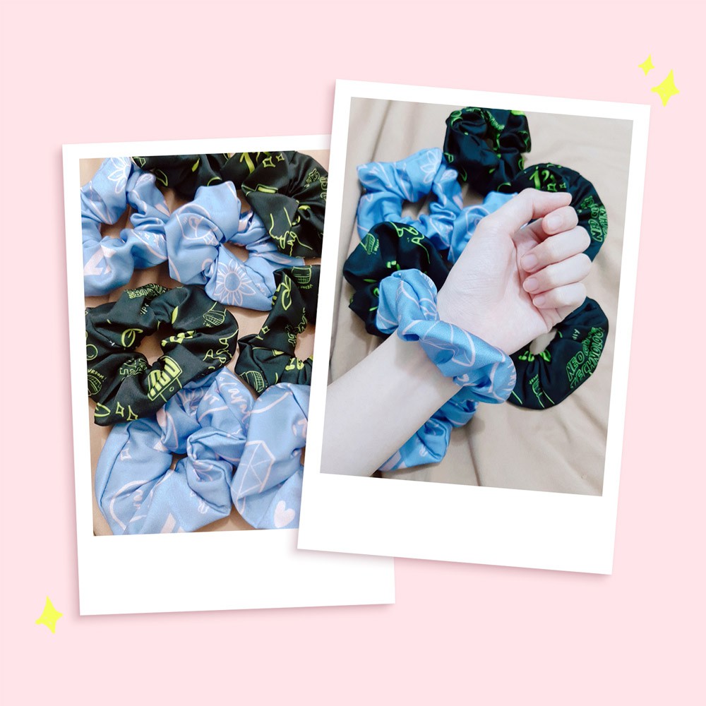 Jual KPOP Fandom Scrunchie Doodly | Ikat Rambut Korea | Shopee Indonesia