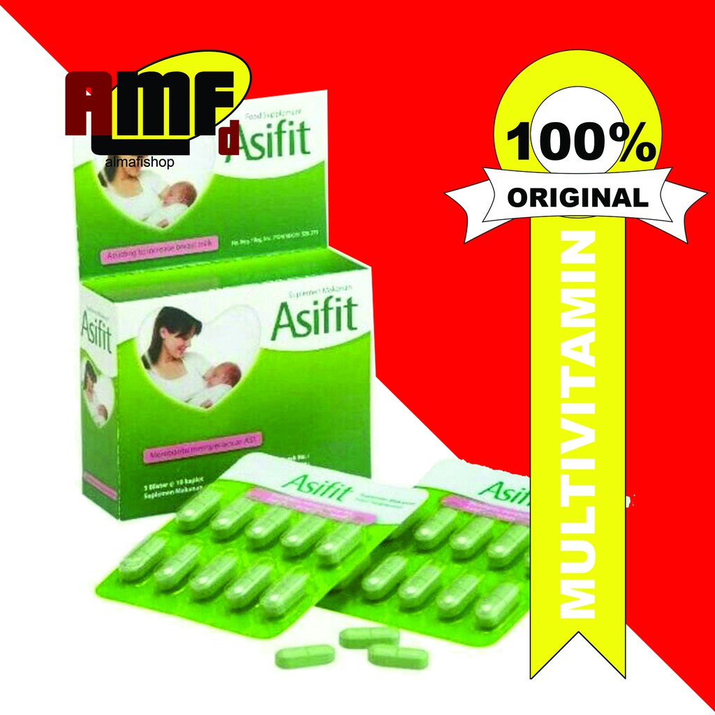 Jual Asifit 30 tablet // Pelancar Asi | Shopee Indonesia