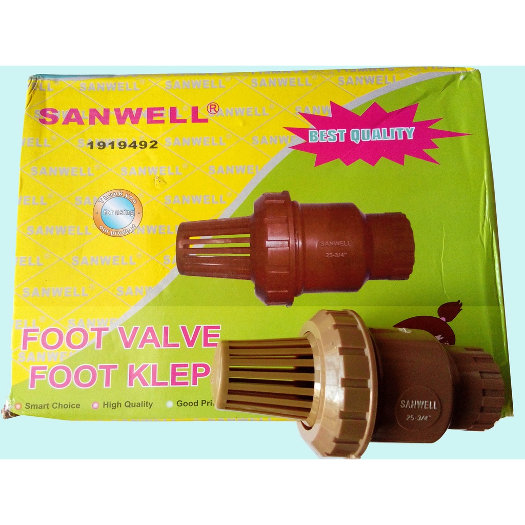 Jual Foot Valve - Foot Klep - Tusen Pompa Pvc Jumbo Merek Sanwell - 1/2 ...