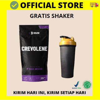 Jual CREVOLENE CREATINE EVOLENE ANGGUR GRAPE 330GR 330 GR GRAM BPOM ...