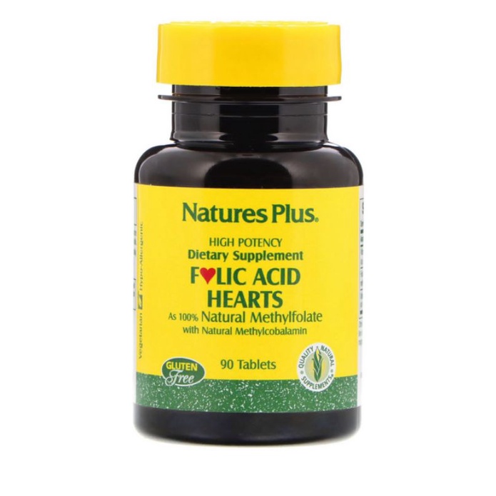 Jual Natures Plus Folic Acid Hearts 90 tablet Usa | Shopee Indonesia