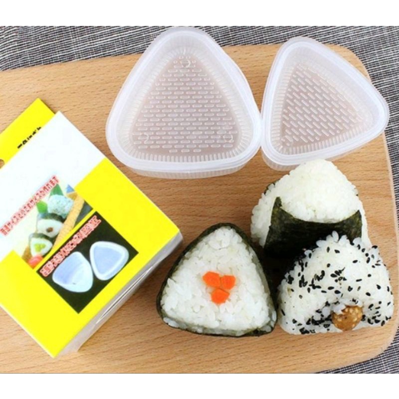 Jual SET 2 buah onigiri mold/ cetakan onigiri besar+kecil[large+small ...