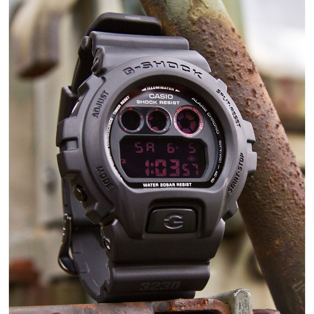 Jual Casio G-Shock DW-6900MS-1DR Men Digital Dial Black Resin Strap ...