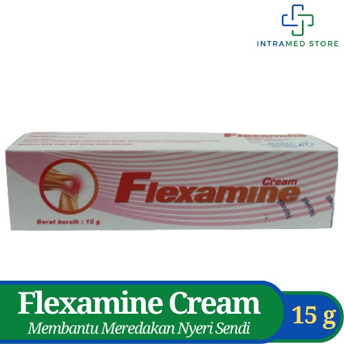 Jual Flexamine Cream Tube Isi 15 gr - Meredakan Nyeri Sendi | Shopee ...