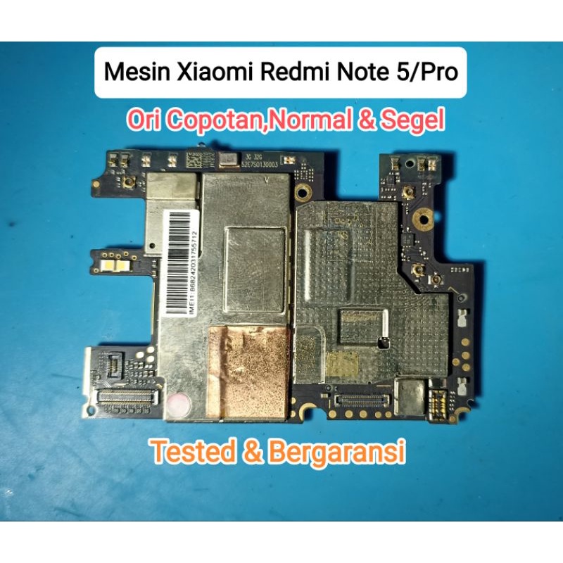 Jual Mesin Xiaomi Redmi Note 5/Pro Ori Copotan,Normal,Segel | Shopee ...