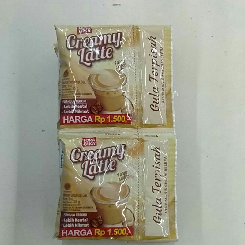 Jual Torabika Creamy Latte Sachet (10 sachet) | Shopee Indonesia