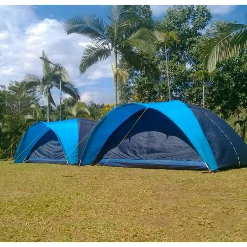 Jual tenda dome kapasitas 6 doublle layer standar rental | Shopee Indonesia