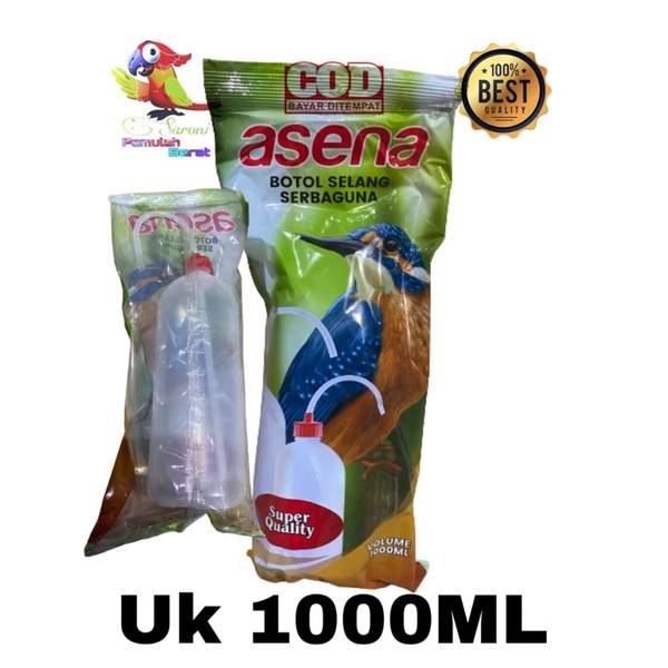 Jual PANCURAN BOTOL SELAANG 1000ML 1 LITER BOTOL UNTUK ISI MINUM BURUNG ...