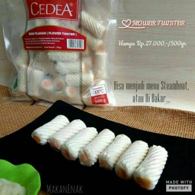 Jual Cedea Baso Ikan Flower Twister 500gr isi 30pcs Indonesia|Shopee ...