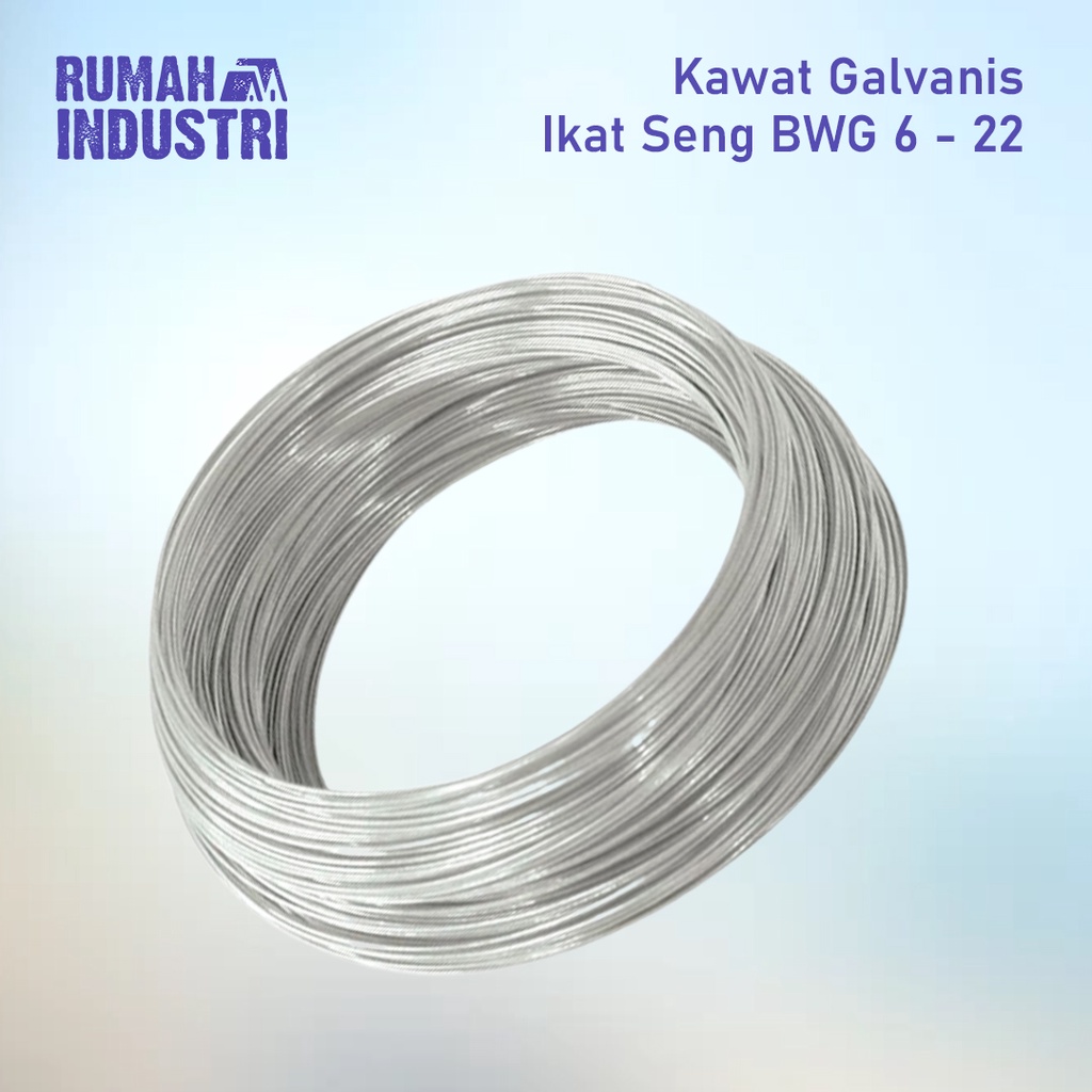 Jual GAK MAHAL! Kawat Galvanis Seng Kawat Ikat BWG 6 - 22 per Kg | Shopee Indonesia