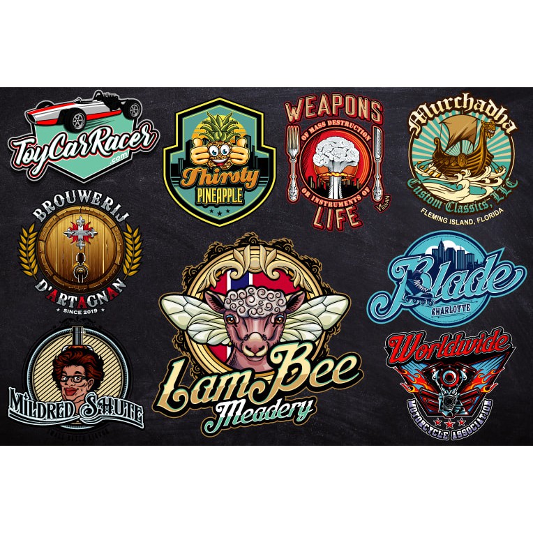 Jual Jasa Design Logo Vintage retro antik jadul untuk brand dan bisnis ...