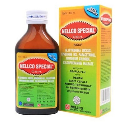 Jual Nelco Spesial OBH PE Obat Batuk 100ml [BESAR] | Shopee Indonesia