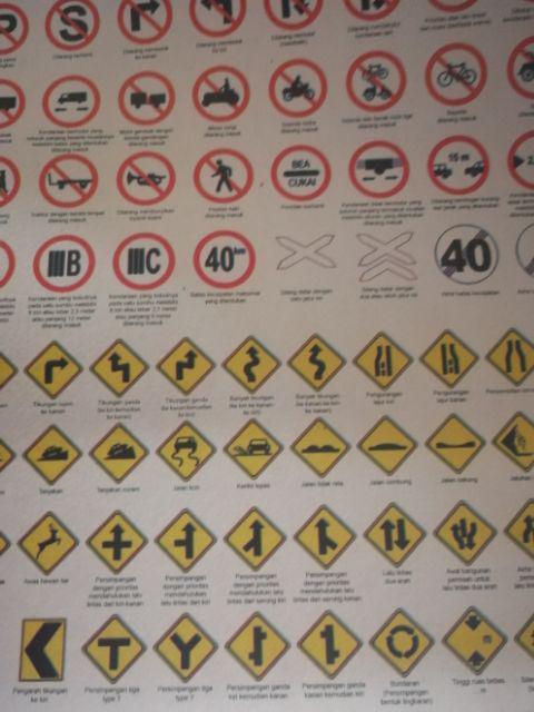 POSTER RAMBU RAMBU LALU LINTAS | Shopee Indonesia