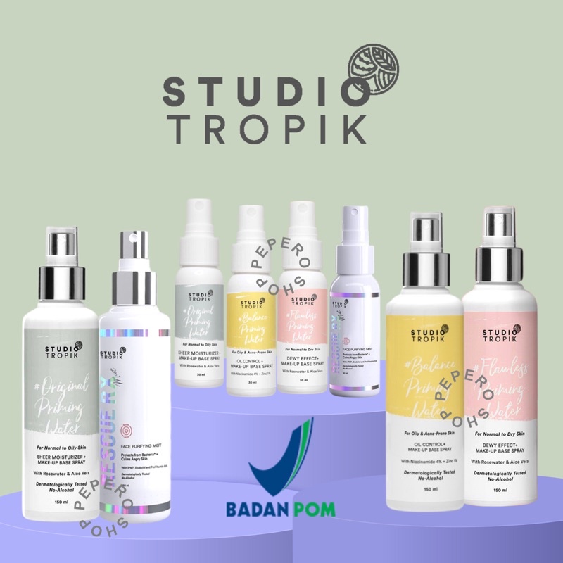 Jual STUDIO TROPIK Balance Priming Water | Rescue RX Antibacterial Face Mist | Original Priming ...