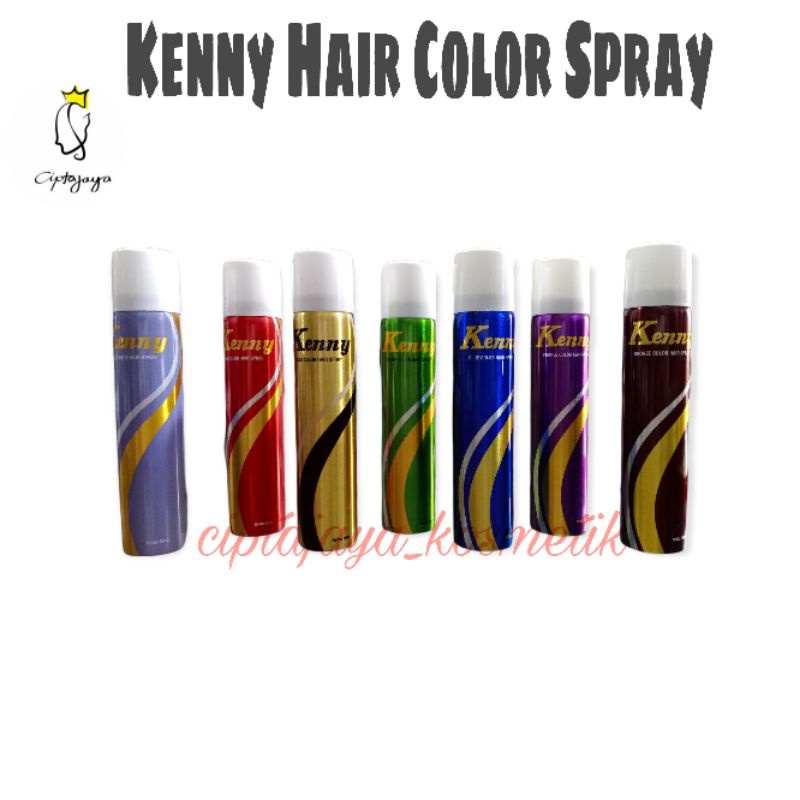 Jual Hairspray semir Warna rambut Kenny ukuran 50ml (Hanya Terima Order ...