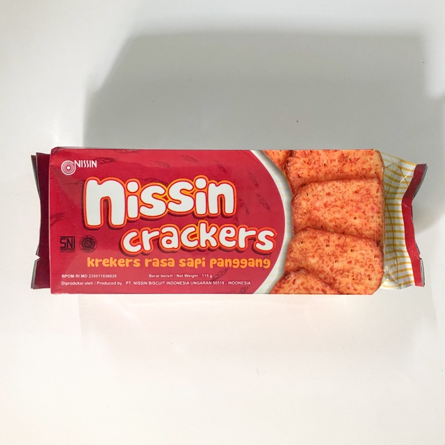 Jual Nissin Crackers rasa Sapi Panggang 115gr | Shopee Indonesia