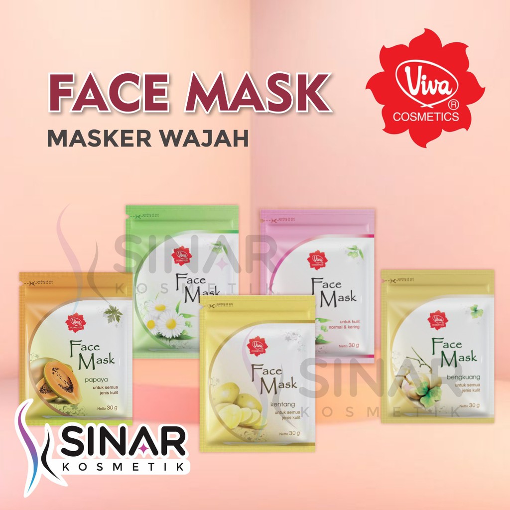 Jual Viva Face Mask 30 gr (SACHET) | Shopee Indonesia