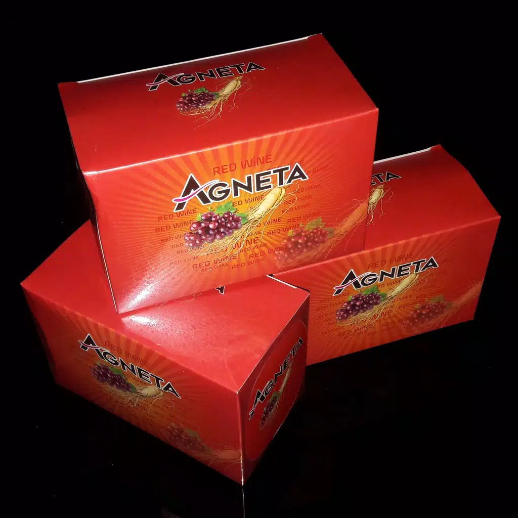 Jual Agneta red wine original 1 b0x (25 sachet ) | Shopee Indonesia