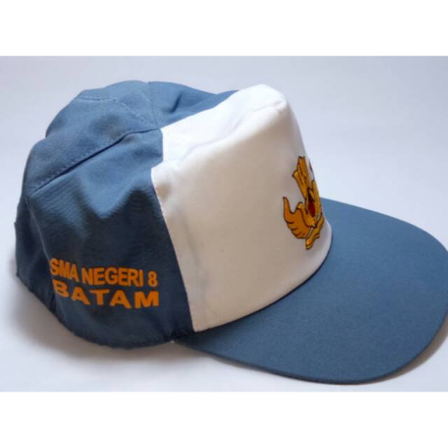 Jual Topi SMA plus sablon identitas sekolah | Shopee Indonesia