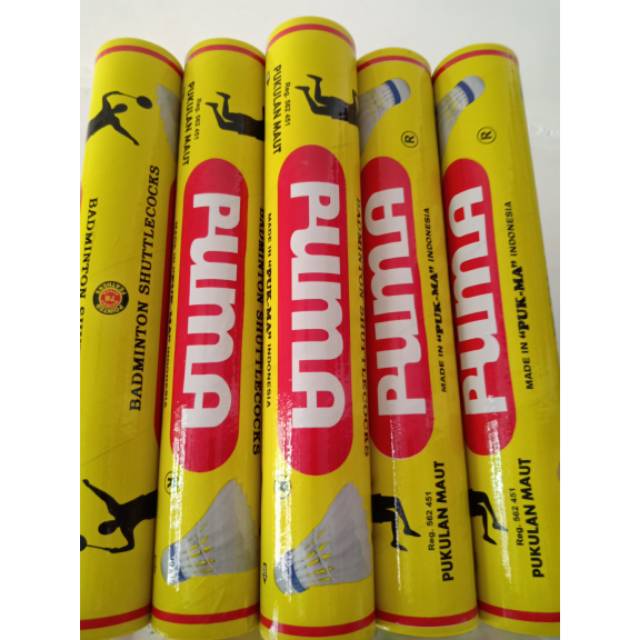 Jual SHUTTLECOCK KOCK BOLA KOK PUMA KUNING | Shopee Indonesia