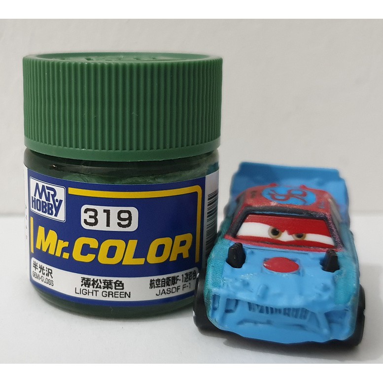 Jual Mr Hobby Mr Color 319 Light Green JASDF F1 Semi Gloss 10 ML Cat ...