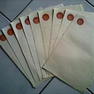 Jual Kertas Segel Tahun 1971 Double Side Asli Original | Shopee Indonesia