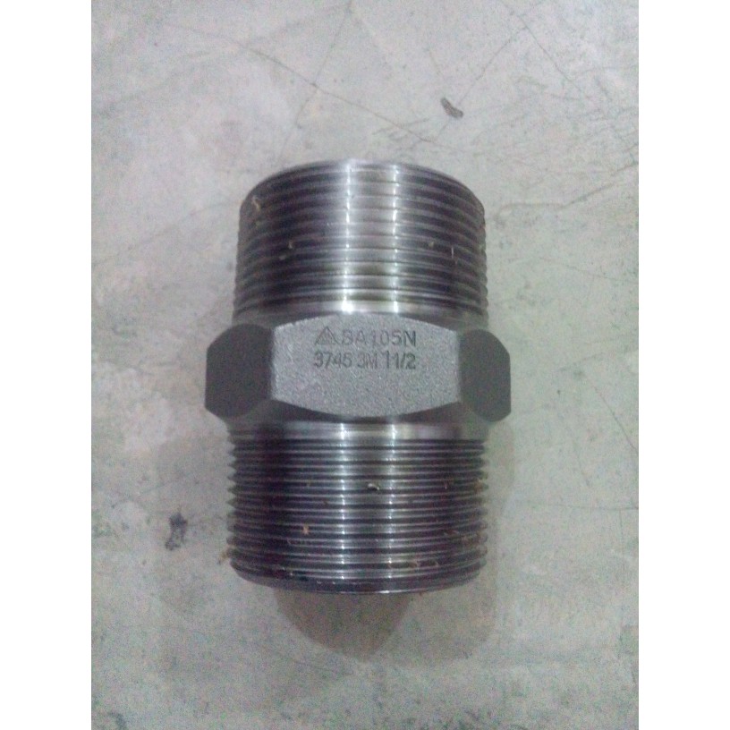 Jual Double Nipple class 3000 1/4" drat NPT A105 dobel nepel niple hex inch Indonesia|Shopee ...