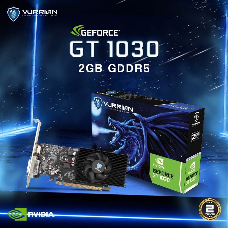 Jual VGA Geforce Nvidia GT 1030 2GB GDDR5 64Bit Vurrion [ LP -Low ...