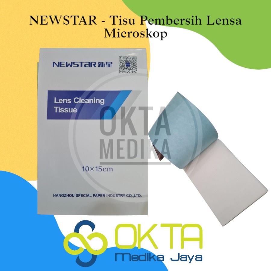 Jual NEW STAR - TISU PEMBERSIH LENSA MIKROSKOP | KERTAS LENSA 10 X 15cm ...