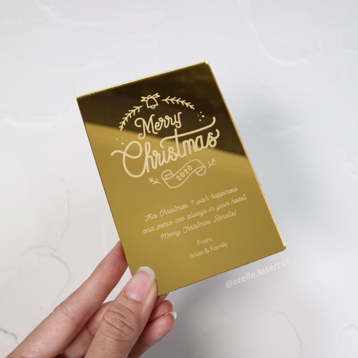 Jual Kartu Natal Custom Greetings Card Natal | Custom Kartu Ucapan ...