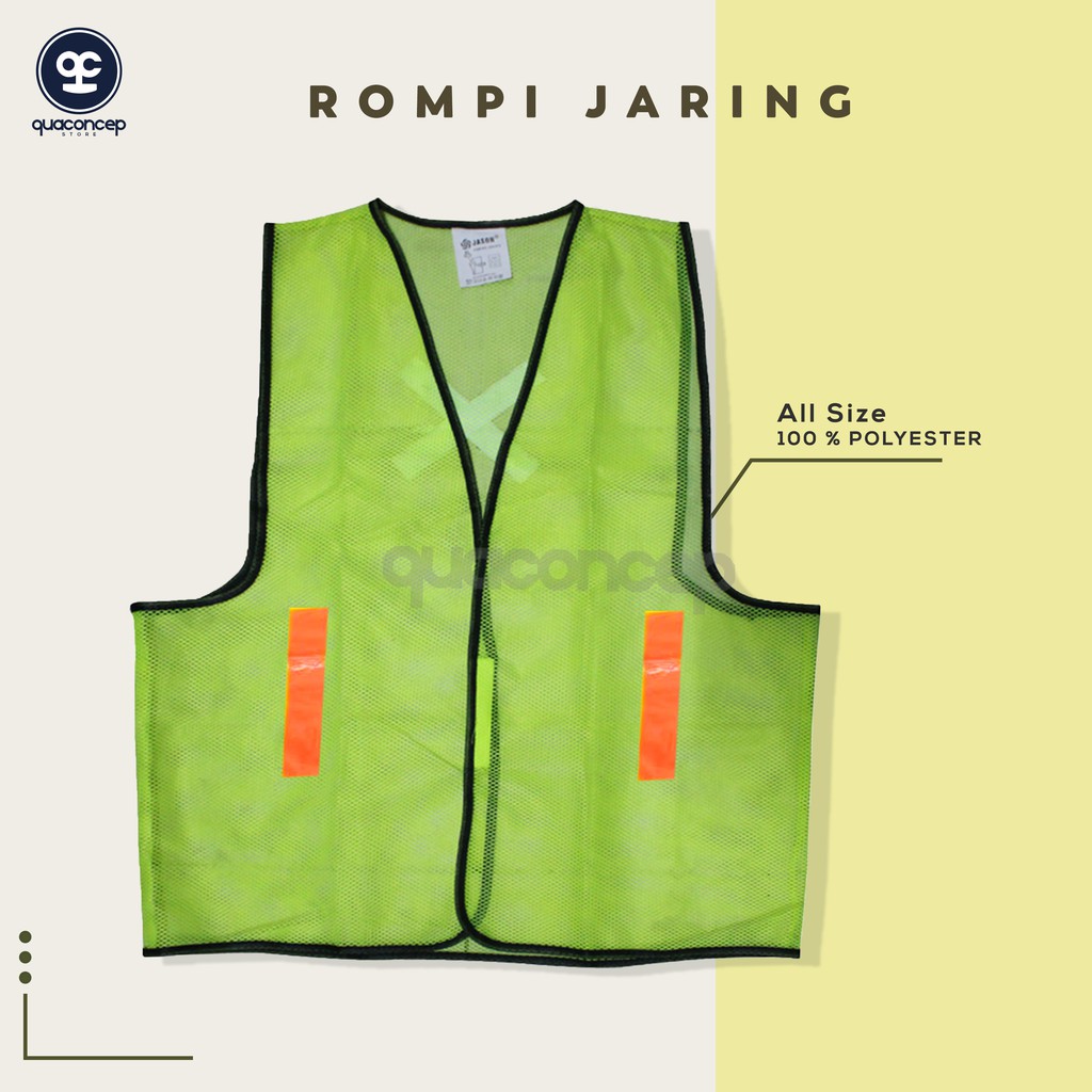 Jual ROMPI JARING / SAFETY VEST / ROMPI PROYEK GOSAVE | Shopee Indonesia