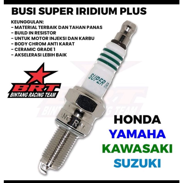 Jual Busi Super Iridium BRT Racing Vario 125 old 150 old All new 125 150 BRT Indonesia|Shopee ...
